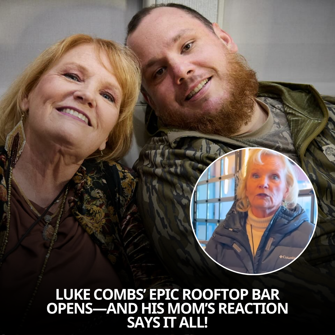 Luke Combs’ Epic Rooftop Bar Opens—And His Mom’s Reaction Says It All! - Us